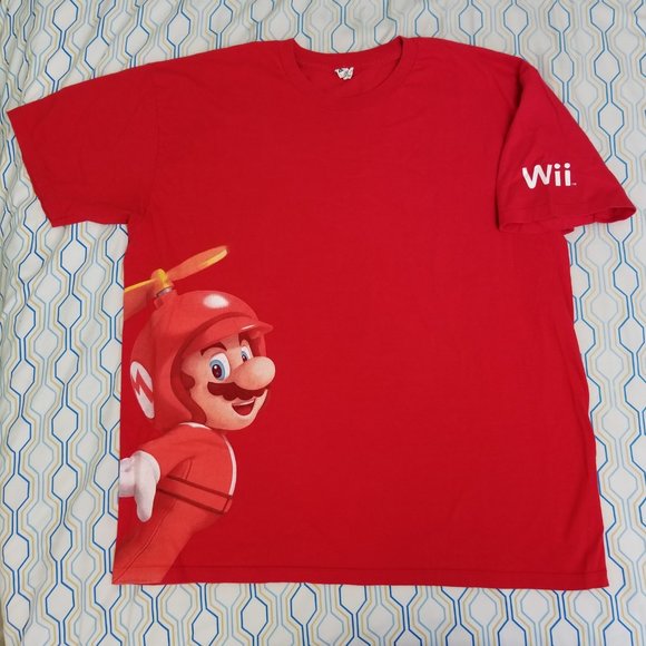 Nintendo | Shirts | Vintage Nintendo New Super Mario Bros Wii T Shirt ...